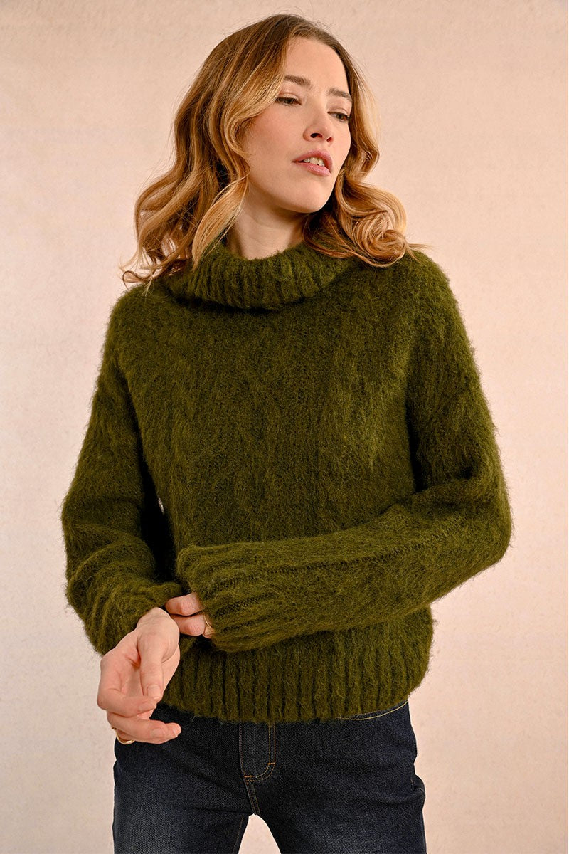 Chunky Cable Knit Sweater – Mainstream Boutique of Morgan Hill