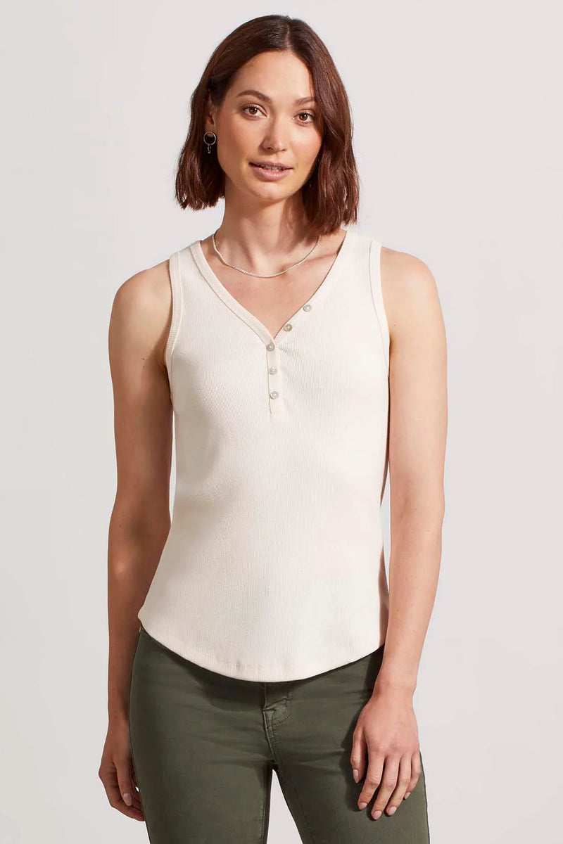 MB Henley Tank Top w/ Buttons – Mainstream Boutique of Morgan Hill