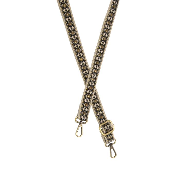 Black Studded 1" Guitar Strap – Mainstream Boutique of Morgan Hill